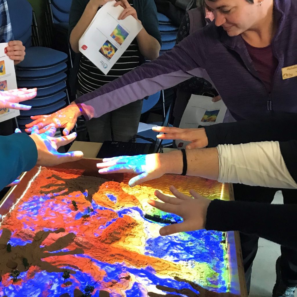 Augmented Reality Sandbox training day for Rivers Trusts : JBA Trust