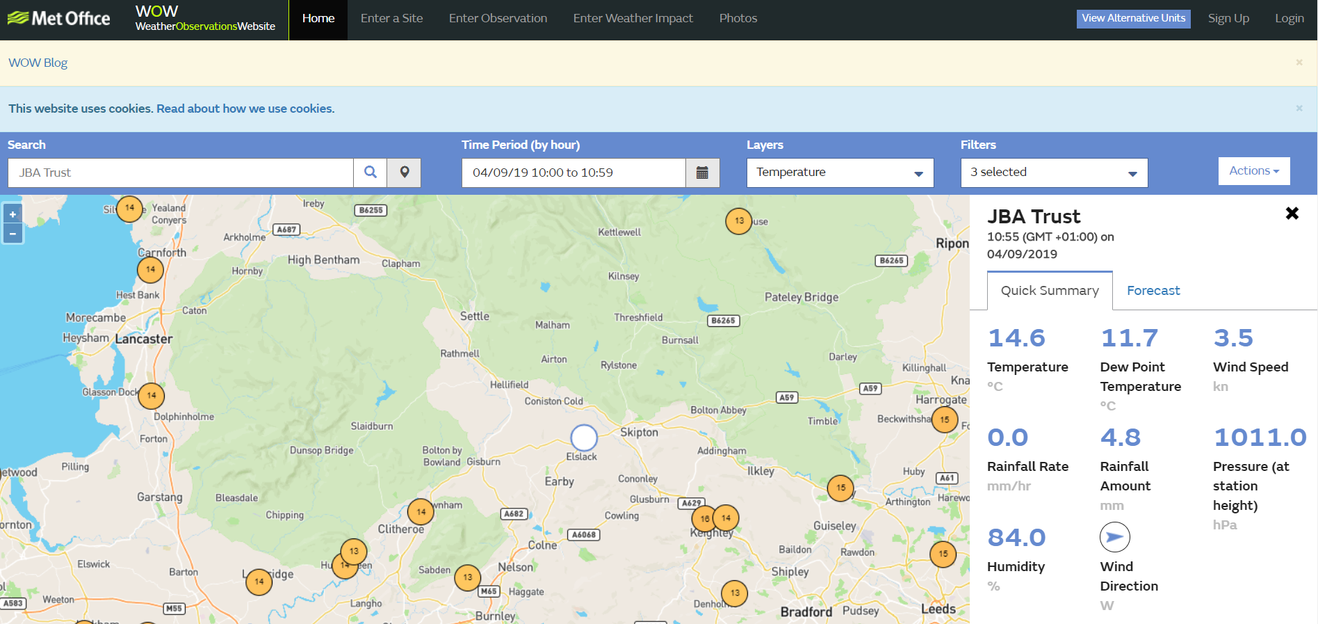 Weather station : JBA Trust
