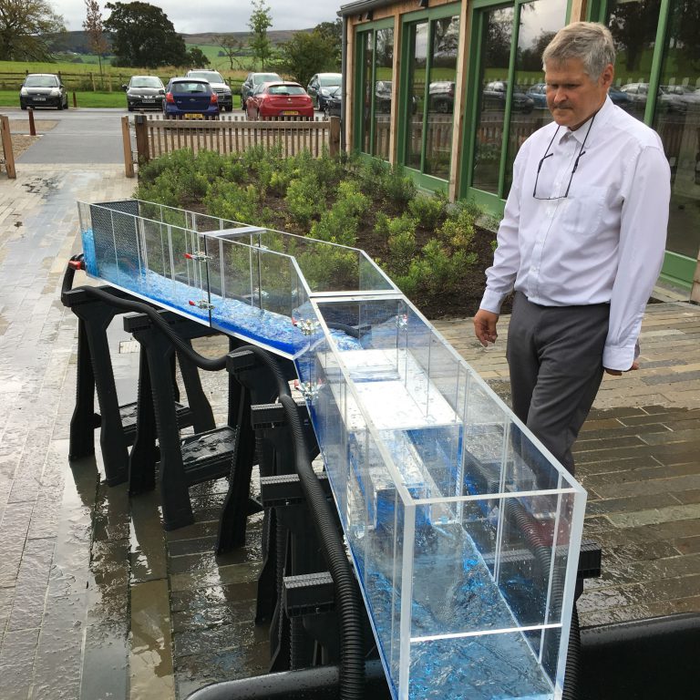 Sectional hydraulic flume : JBA Trust