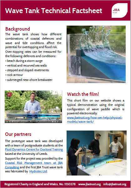 Wave tank : JBA Trust