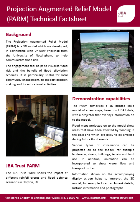 Projection Augmented Relief Model (PARM) : JBA Trust
